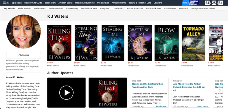 Amazon Author Central Guide: Setting up a Professional Page