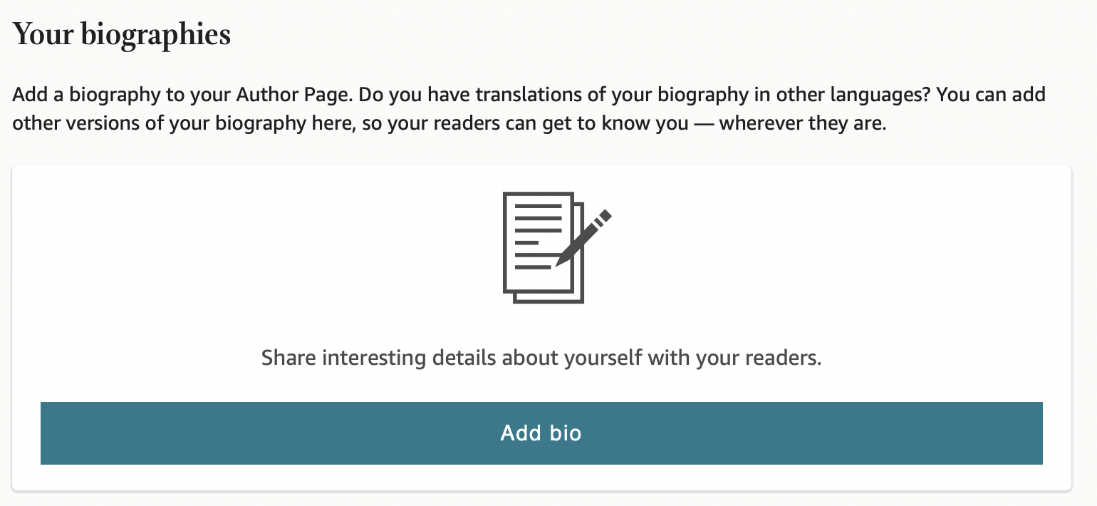 Amazon Author Central Guide: Setting up a Professional Page